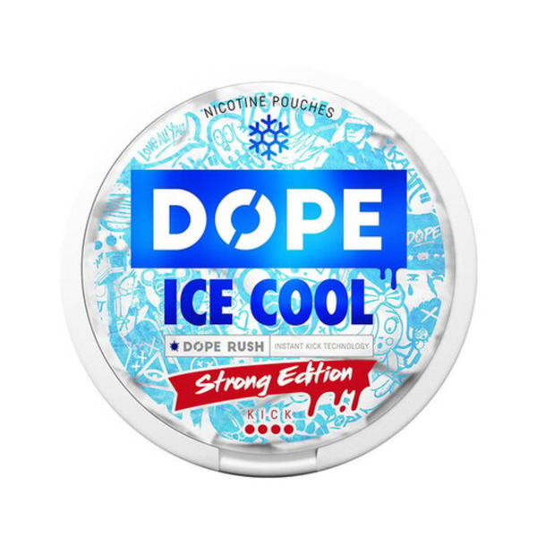 DOPE Ice Cool ( Bạc Hà Lạnh ) Slim Strong 11.2mg Nicotine Pouches – Ecigar
