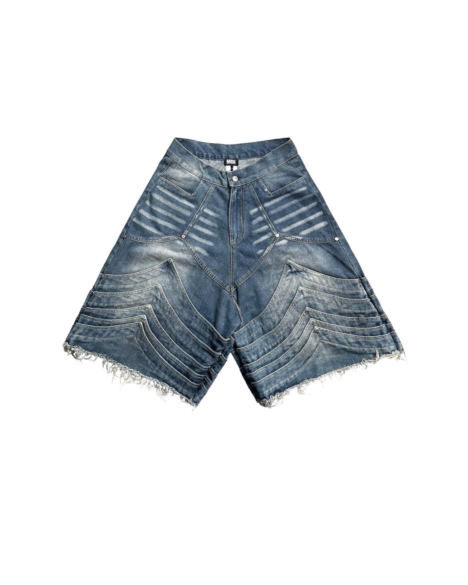 KNIGHT DENIM JORTS - Faded Indigo – MBI PROJECT