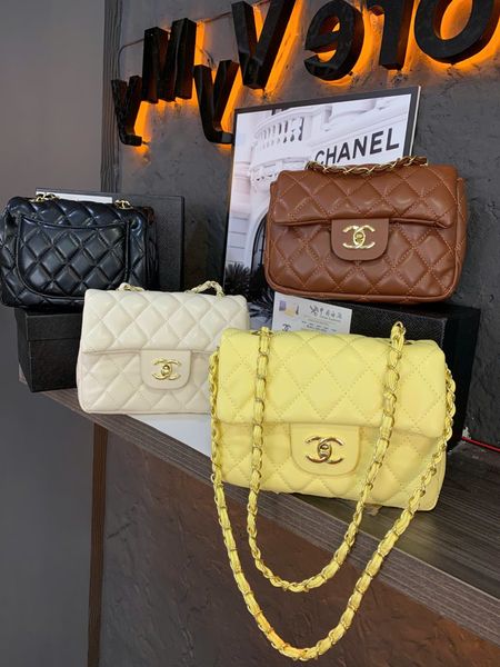Túi ô trám chanel form trung size 20X15 - ĐEN - G104 – VyMy Store