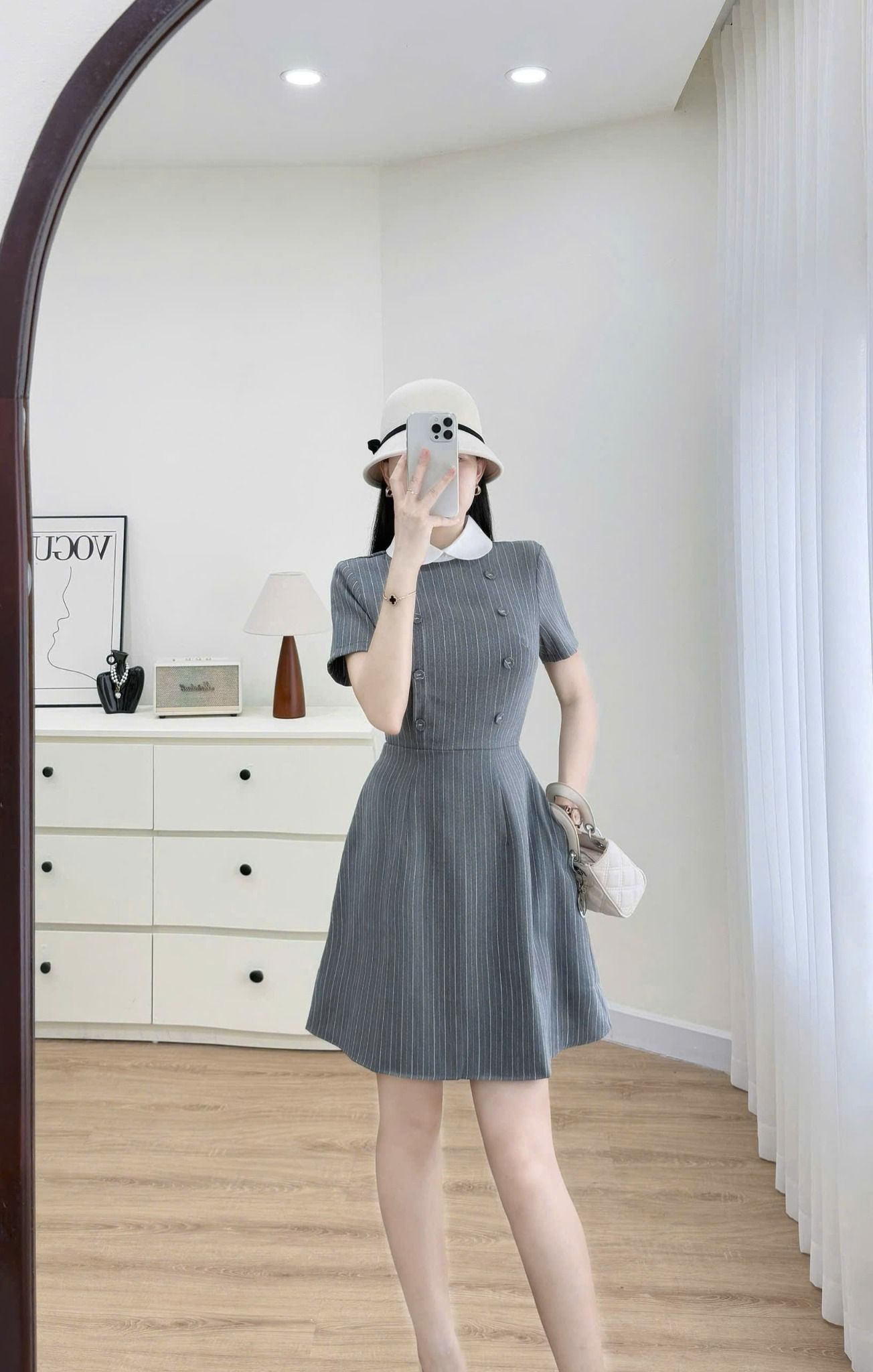 E19M (ĐẦM SỌC) – Xù Hằng Clothing Đà Nẵng