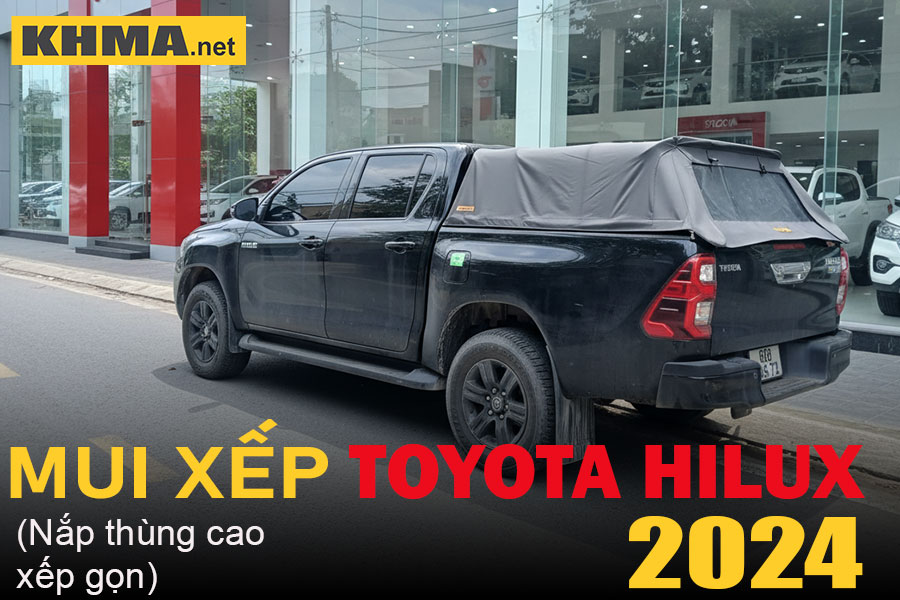 Nắp thùng cao xe bán tải Toyota Hilux 2025, 2024, 2023, 2022, 2021