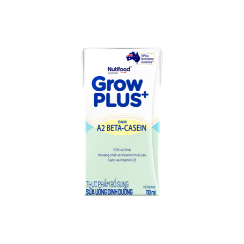 Sữa uống dinh dưỡng GrowPLUS+ A2 Beta-casein Hộp 110ml – Nutifood Eshop