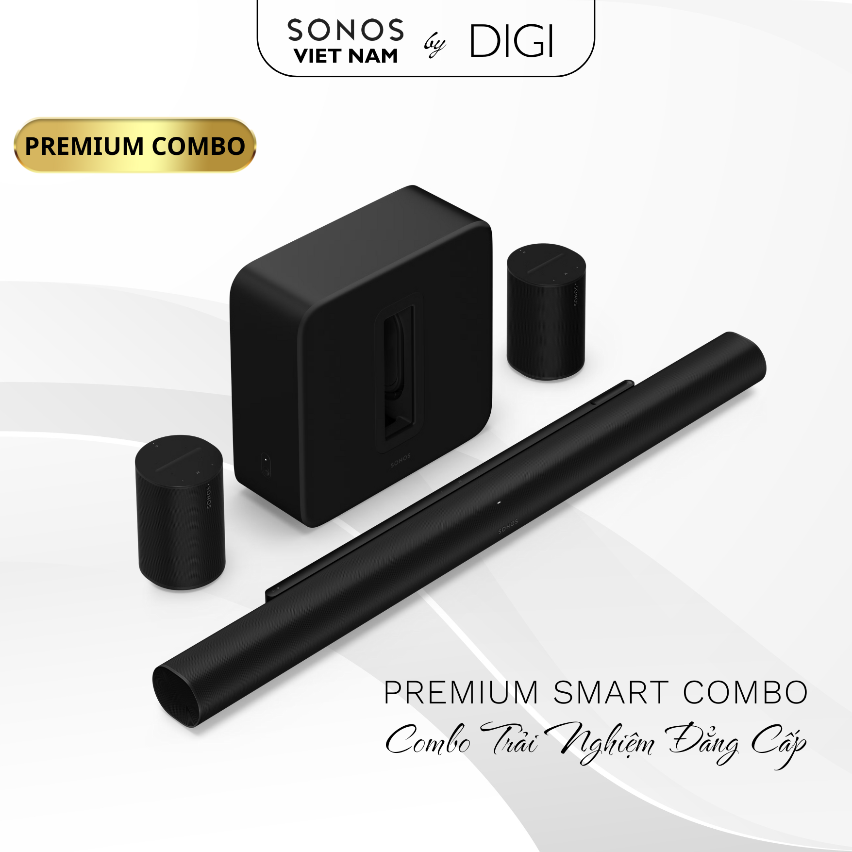 Premium Immersive Set with Arc Ultra (Arc Ultra + Sub 4 + 2x Era 100 ...