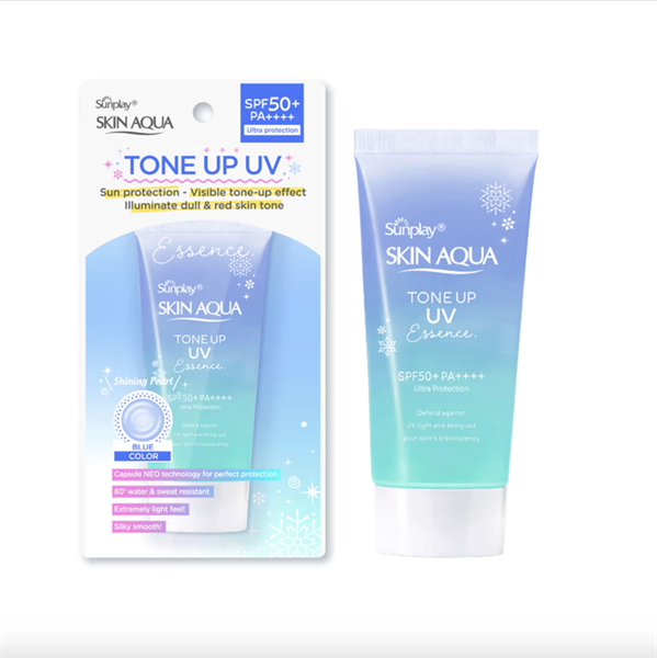 Sunplay - KCN Skin Aqua Tone Up UV Essence Blue SPF 50+ PA ...