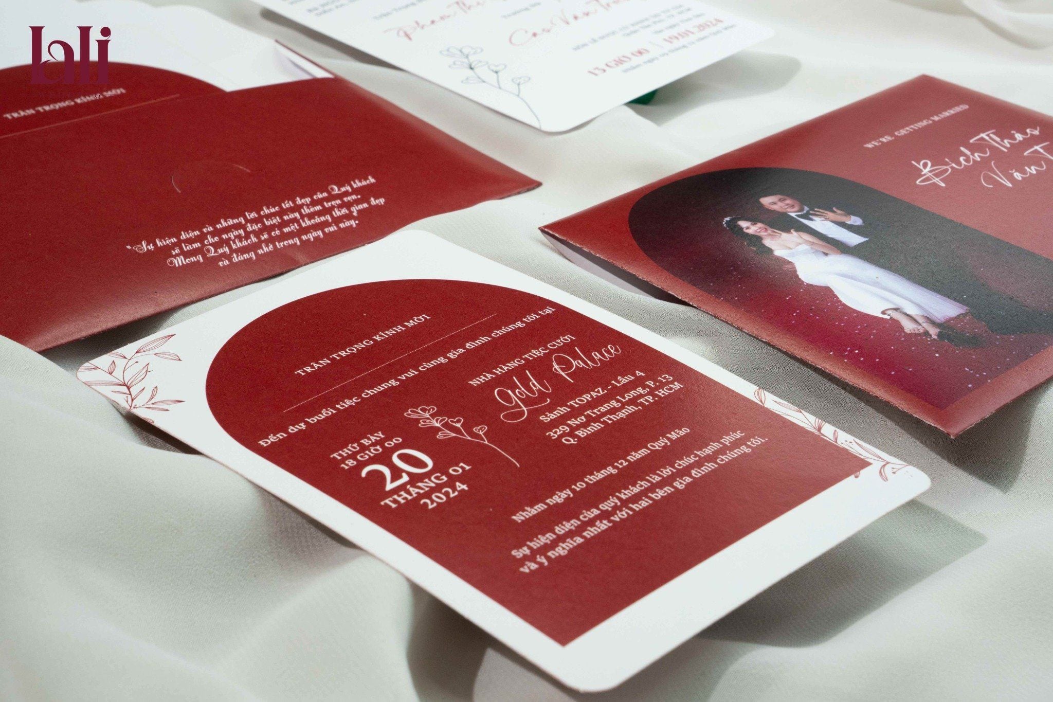 Thiệp cưới nhà Lali - Mẫu B0533 – Lali Wedding