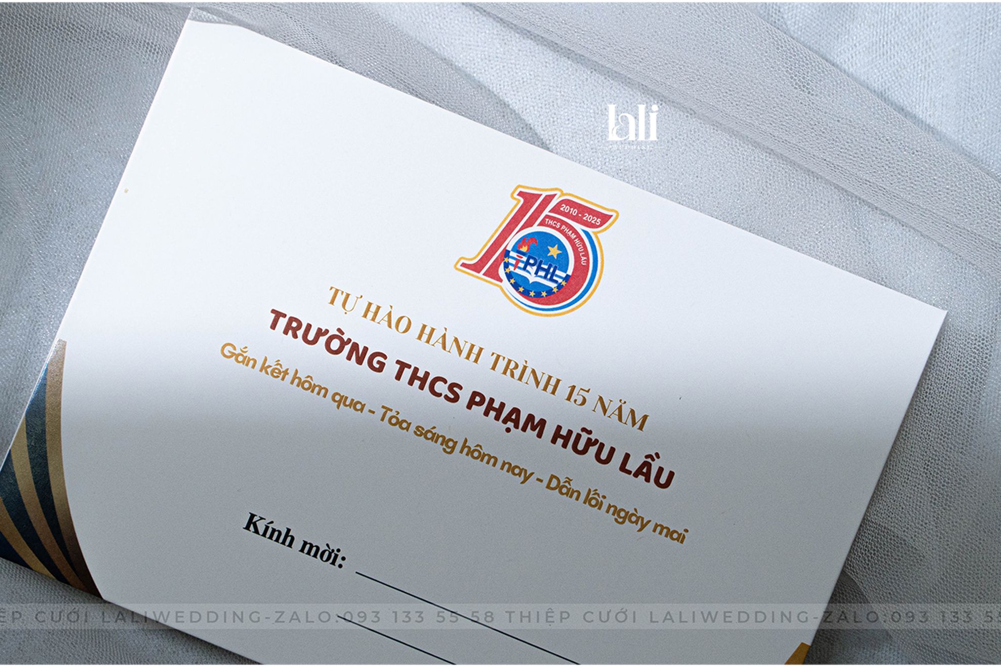 Thiệp cưới nhà Lali - Mẫu B1022 – Lali Wedding