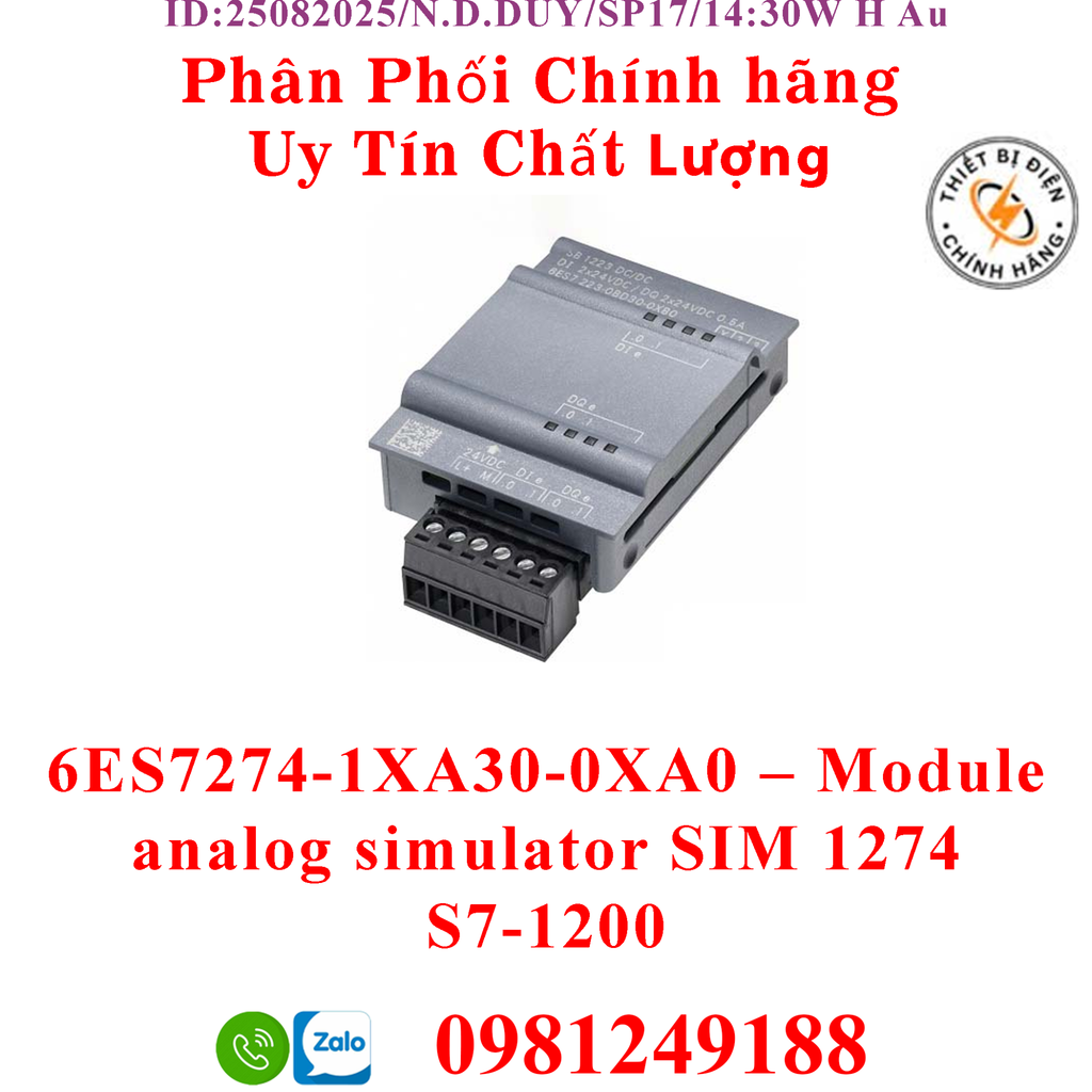 6ES7274-1XA30-0XA0 – Module analog simulator SIM 1274 S7-1200 ...