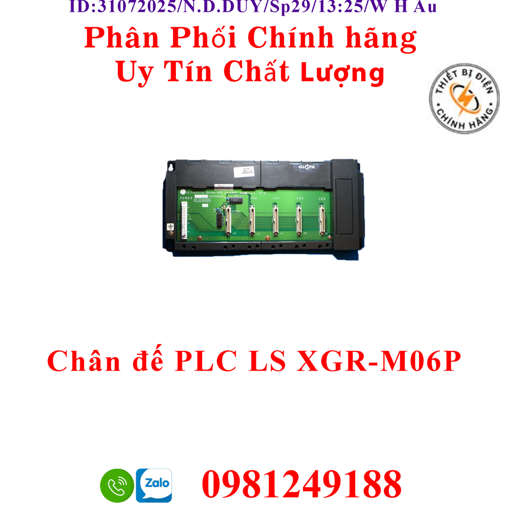 Chân đế PLC LS XGR-M06P – thietbidienchinhhang