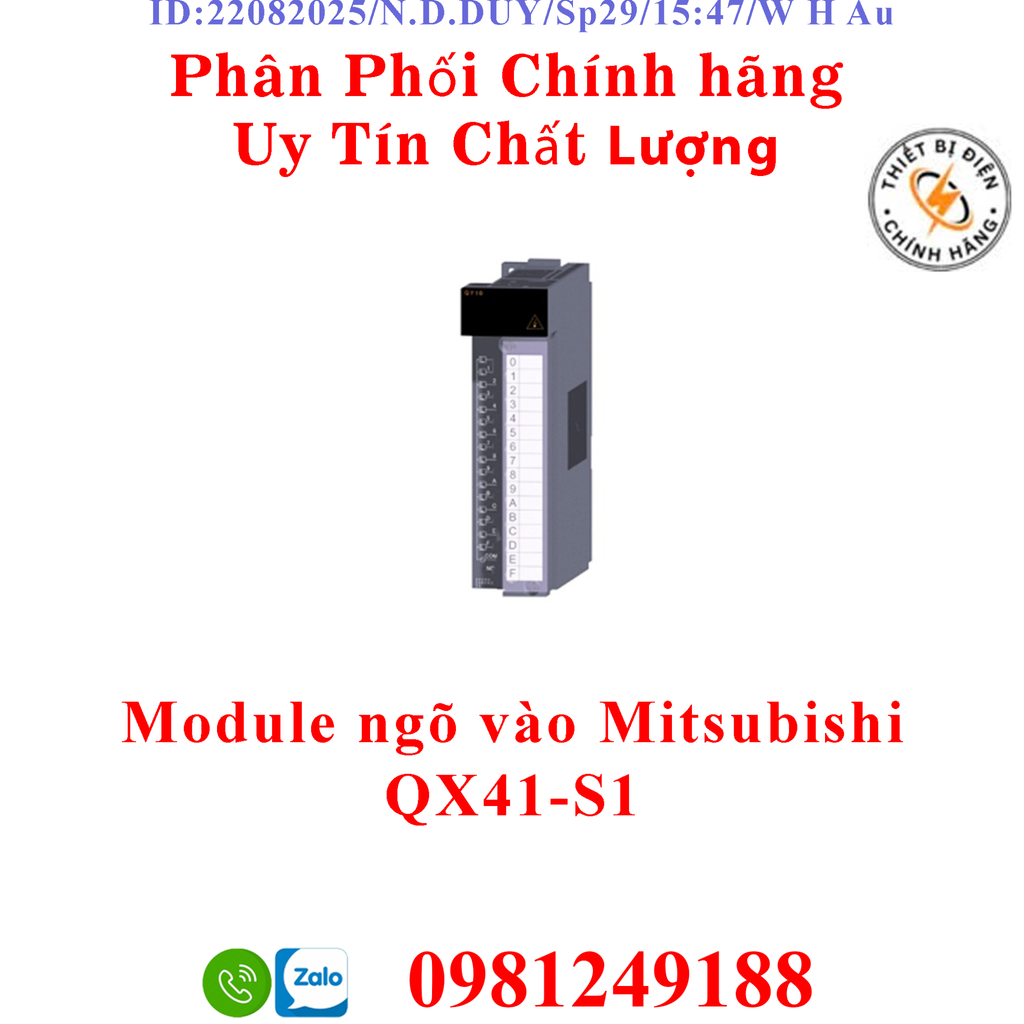 Module ngõ vào Mitsubishi QX41-S1 – thietbidienchinhhang