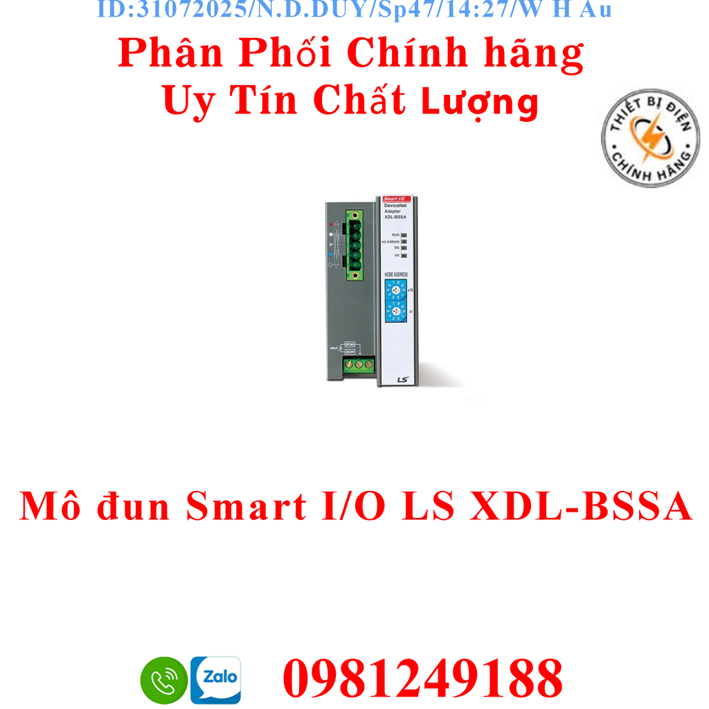 Mô đun Smart I/O LS XDL-BSSA – thietbidienchinhhang