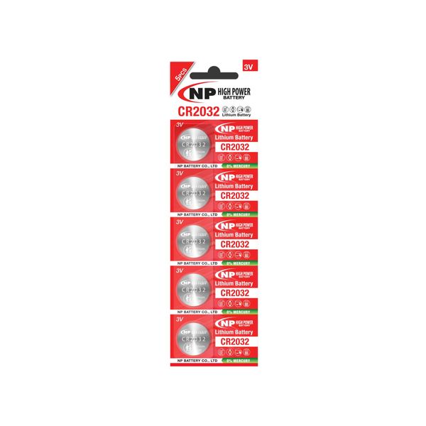 Pin NP CR2032 Vỉ 5 Viên Chính Hãng – NP Battery