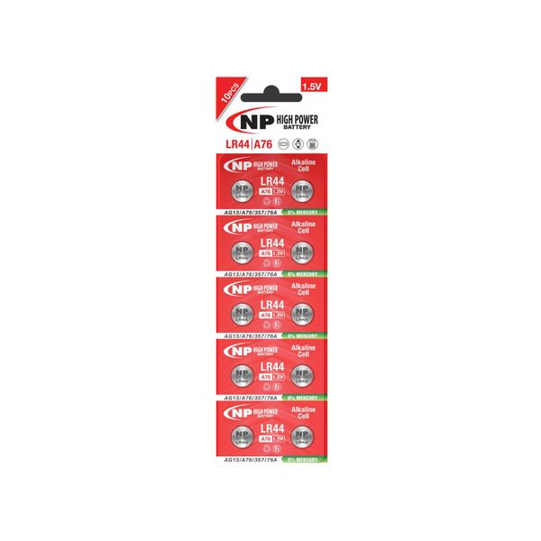 Pin NP LR44 Vỉ 10 Viên Chính Hãng – NP Battery
