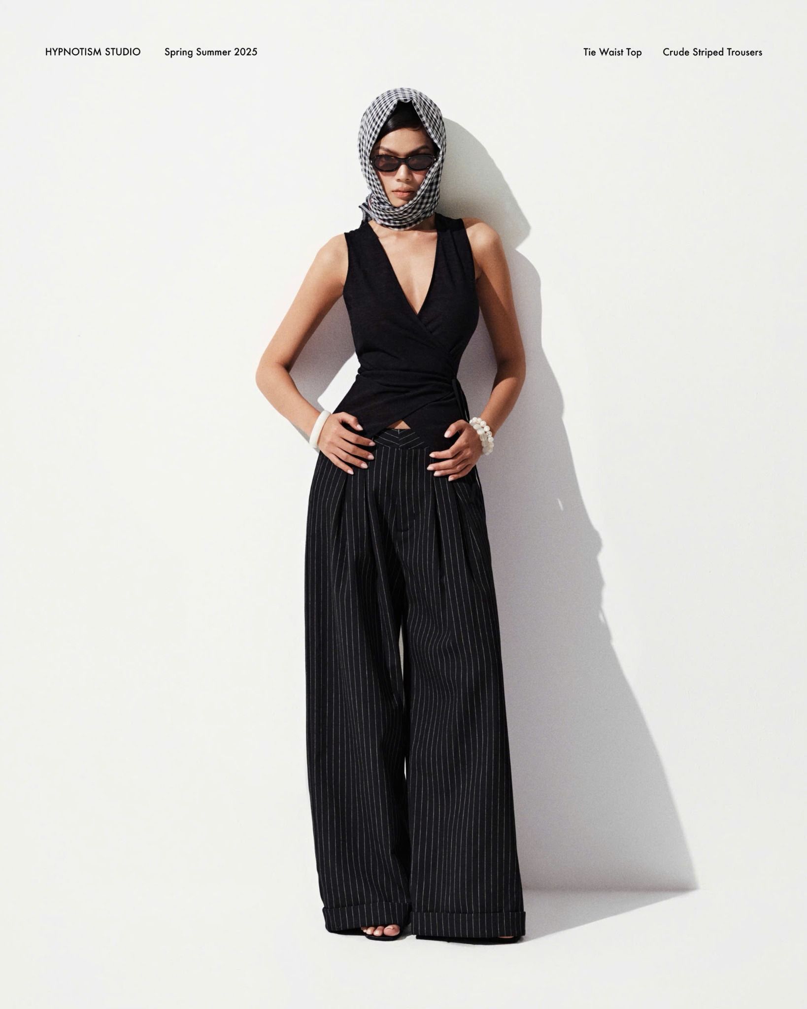 CRUDE STRIPED TROUSERS – HYPNOTISM STUDIO