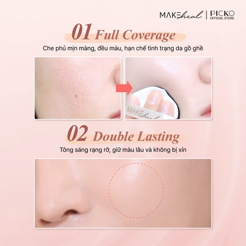 Cushion 1.P.L Makeheal chính hàng Hàn Quốc 12g x 2 – pickomall