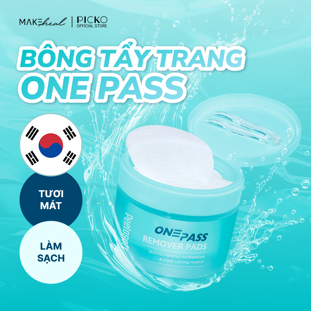 Miếng tẩy trang và làm sạch da MAKEHEAL PEELOSOFT ONEPASS REMOVER PAD – pickomall