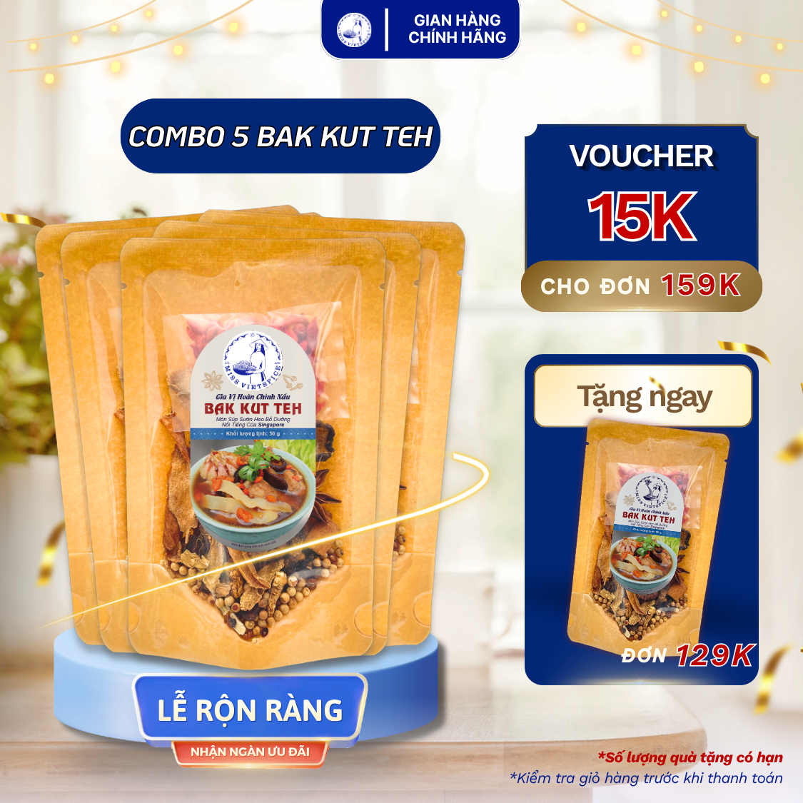 Gia Vị Hoàn Chỉnh Nấu Bak Kut Teh – Miss Vietspice