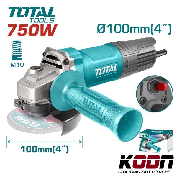 Máy mài góc 750W ToTal TG10710056