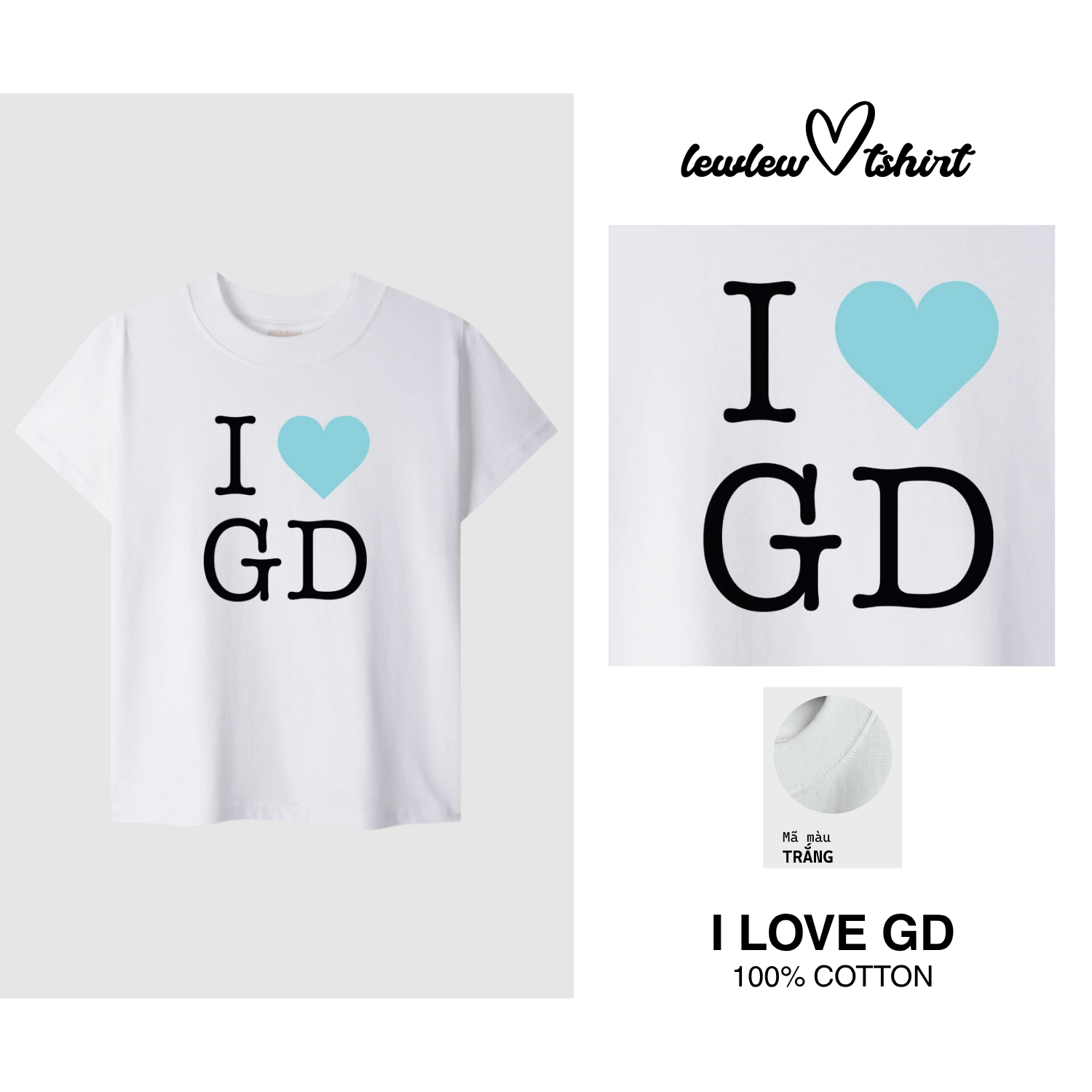 I LOVE GD, G-DRAGON Tshirt – LewLew Tshirt
