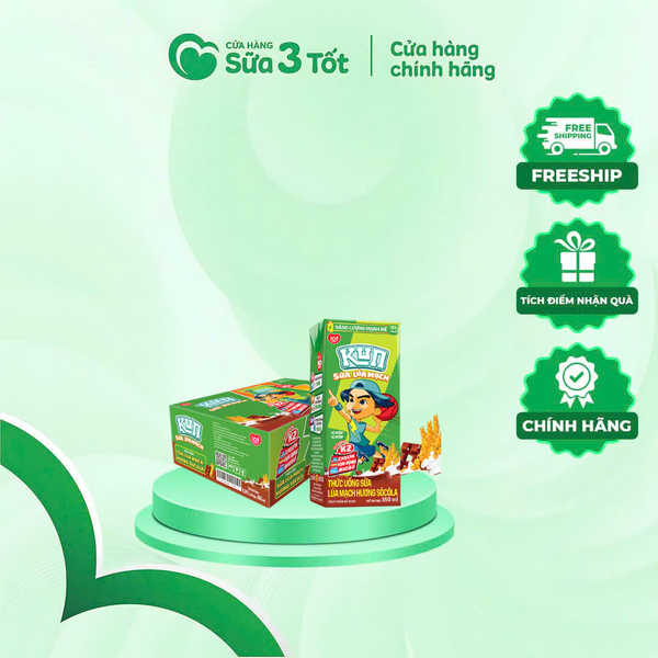 Kun Socola Lúa Mạch - Thùng 48 hộp - 110ml – SUA3TOT