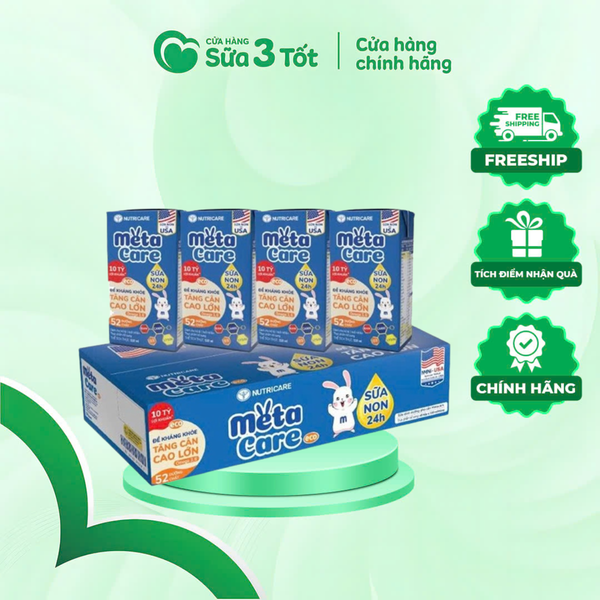SBPS Metacare Eco - Sữa Non 24H - Thùng 48 Hộp - 110ML – SUA3TOT