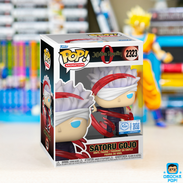 Funko Pop Jujutsu Kaisen 0 Satoru Gojo Reversal Red QR Exclusive #2323 ...