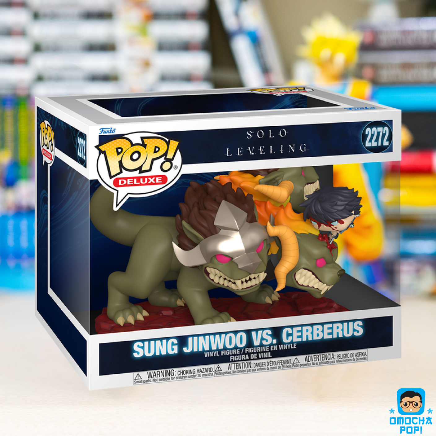 Funko Pop Anime Deluxe - Solo Leveling : Jinwoo Vs. Cerberus #2272 ...