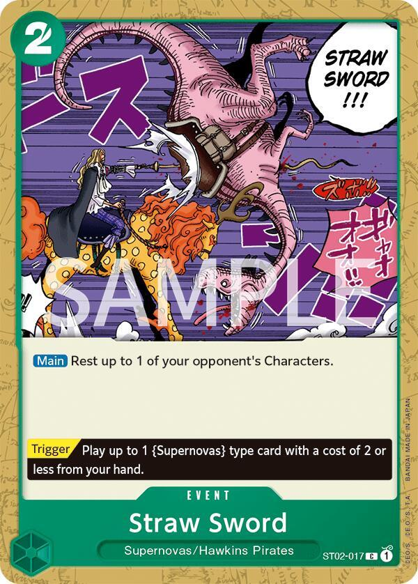 Thẻ bài One Piece ST02-017 - Straw Sword - Event - Common – The Elite ...