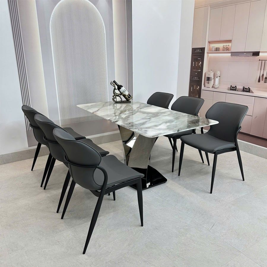 Ghế Ăn Bọc Da Mutali HAG33