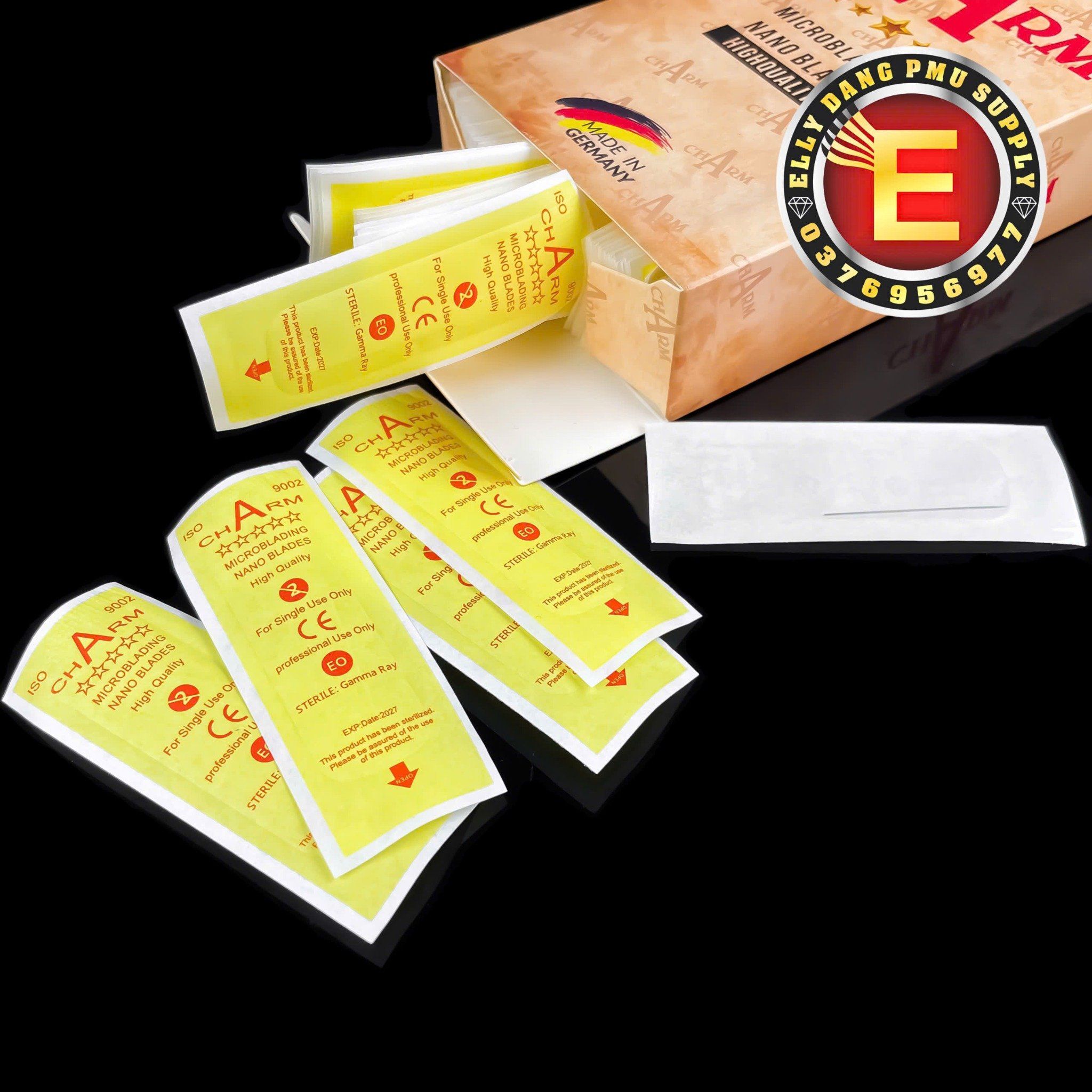 Kim CHARM Loại Ngắn 3.5CM Gắn Máy Phun Xăm Thần Thánh, Pro – Ellydang