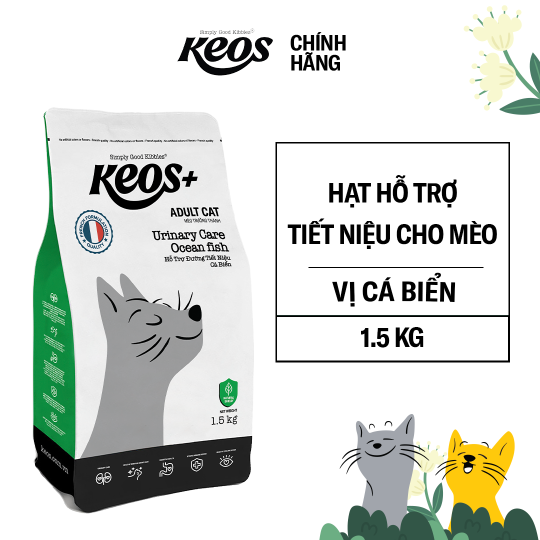 Keos+ Urinary Care for Adult Cat - Ocean Fish Flavor – KEOS PET FOOD
