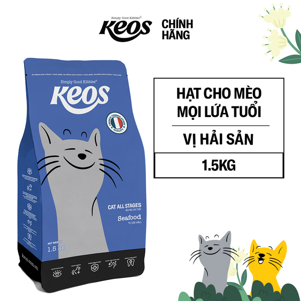 Keos for Cat All Stages - Seafood Flavor – KEOS PET FOOD
