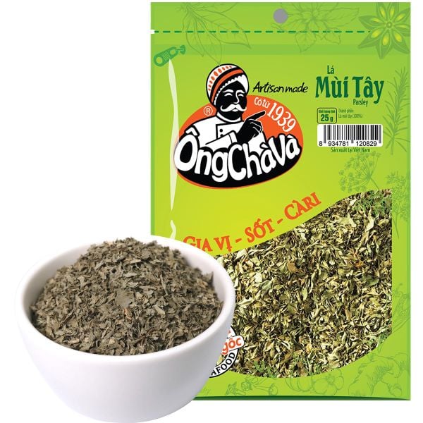 Lá Mùi Tây 25gr – Ông Chà Và - Bí Quyết Đầu Bếp