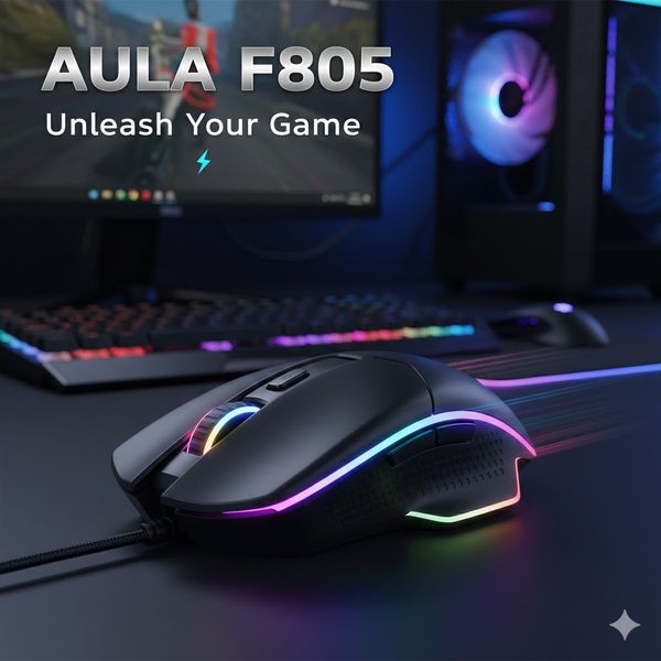 Chuột Gaming có dây Aula F805 ( Led ) vi tính Hoàng Phong - Máy Tính ...