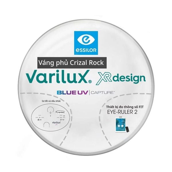 ĐA TRÒNG ESSILOR VARILUX XR DESIGN VÁNG PHỦ CRIZAL ROCK – EnY OPTOMETRY VN