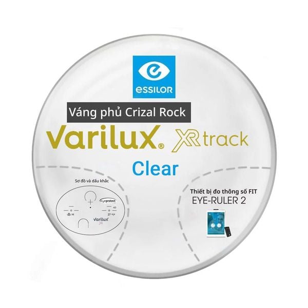 ĐA TRÒNG ESSILOR VARILUX XR TRACK VÁNG PHỦ CRIZAL ROCK – EnY OPTOMETRY VN