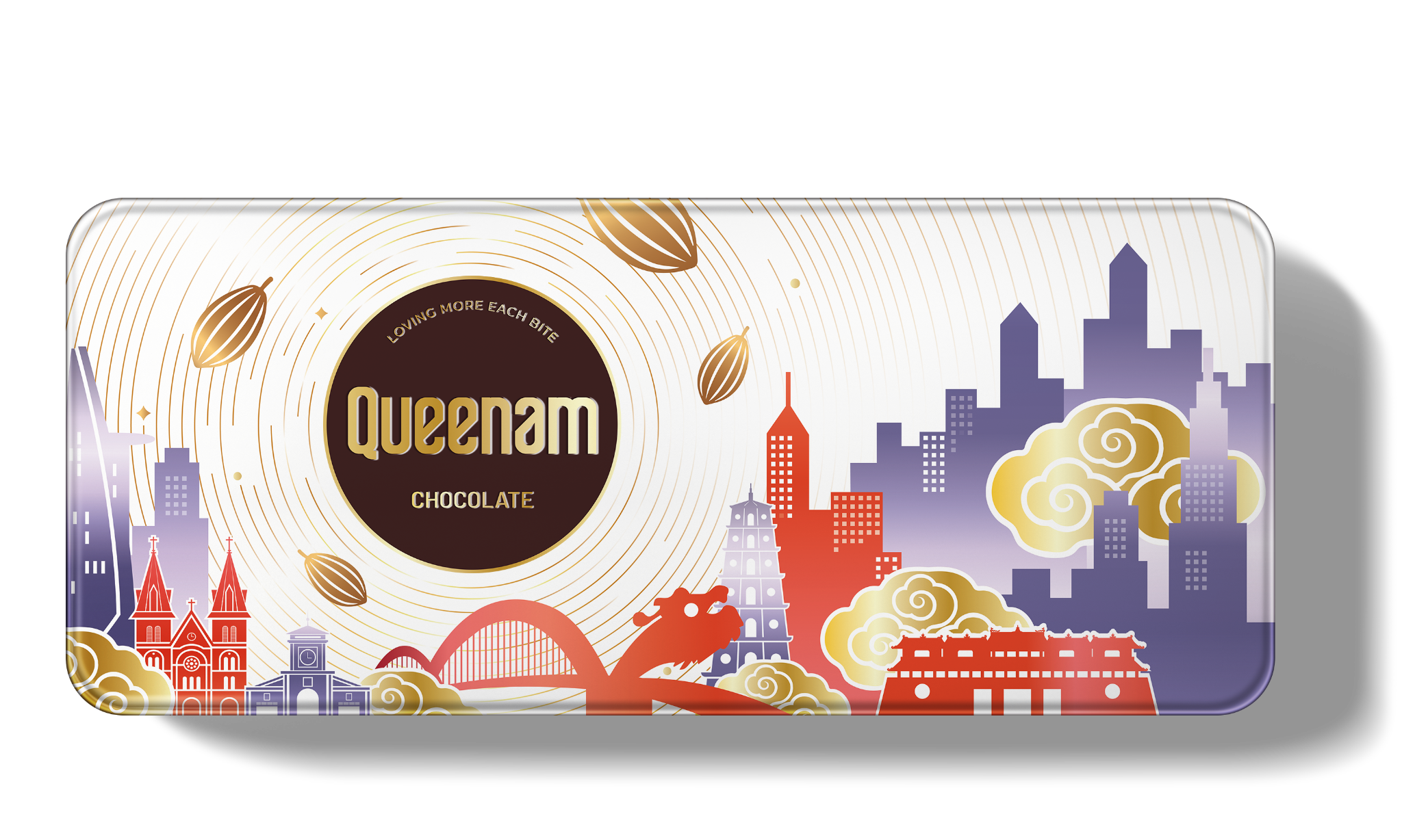 Hộp qùa Tết 2026 socola Queenam Seasonal Collection 175g – Queenam.vn