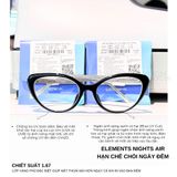 Tròng Kính Elements Blue UV Cut Night AR 1.67 – Chống Chói Ngày Đêm ...