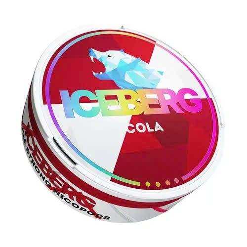 ICEBERG Cola ( Cola Cola ) Slim Max Strong 35mg Nicotine Pouches ...