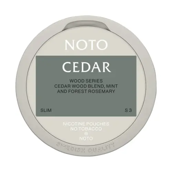 NOTO Cedar ( Tuyết Tùng Hương Thảo Rừng Bạc Hà ) Slim Medium 8.4mg ...