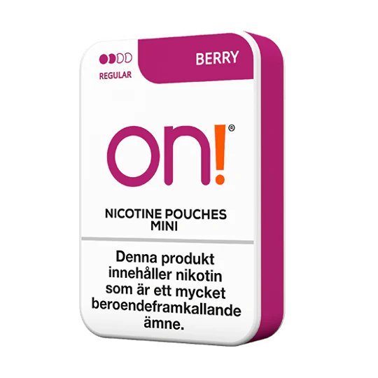 ON! Berry ( Quả Mọng ) Mini 3mg Nicotine Pouches | All White Snus