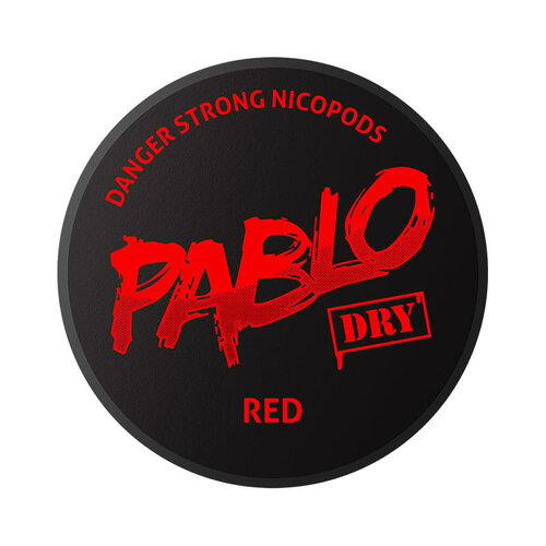PABLO Dry Red ( Bạc Hà ) Slim Extra Strong 24mg Nicotine Pouches ...