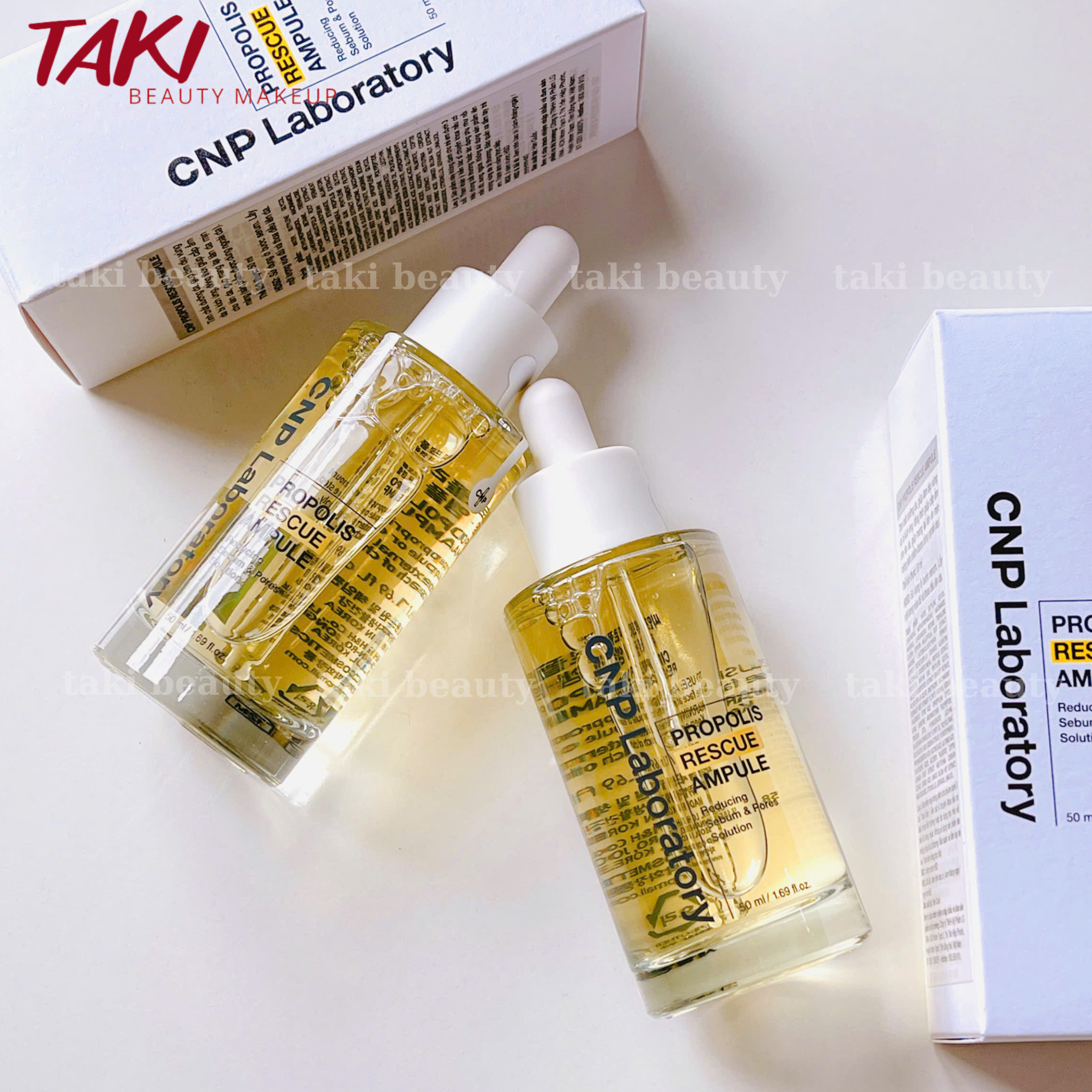 Tinh Chất Keo Ong CNP Laboratory Propolis Ampule 50ml Cho Da Dầu Mụn - Taki Beauty Makeup