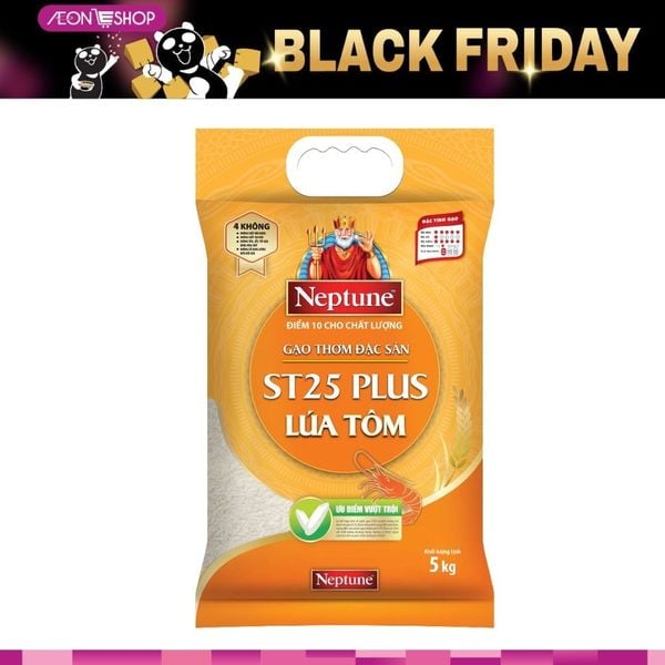Gạo Thơm Đặc Sản Neptune St25 Plus Lúa Tôm 5Kg