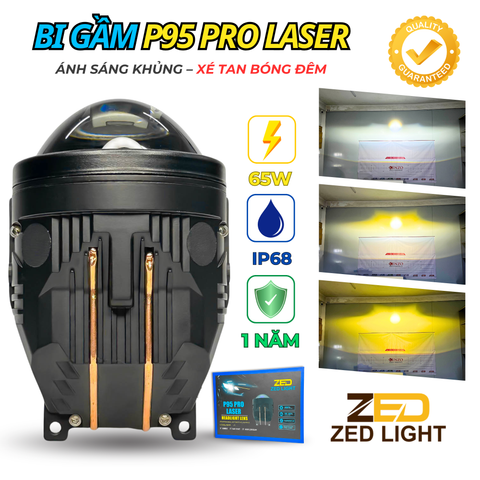Đèn LED Bi Gầm P95 Pro Laser ZED LIGHT - 130W 2 Đèn - #NEW 10/2025 ...