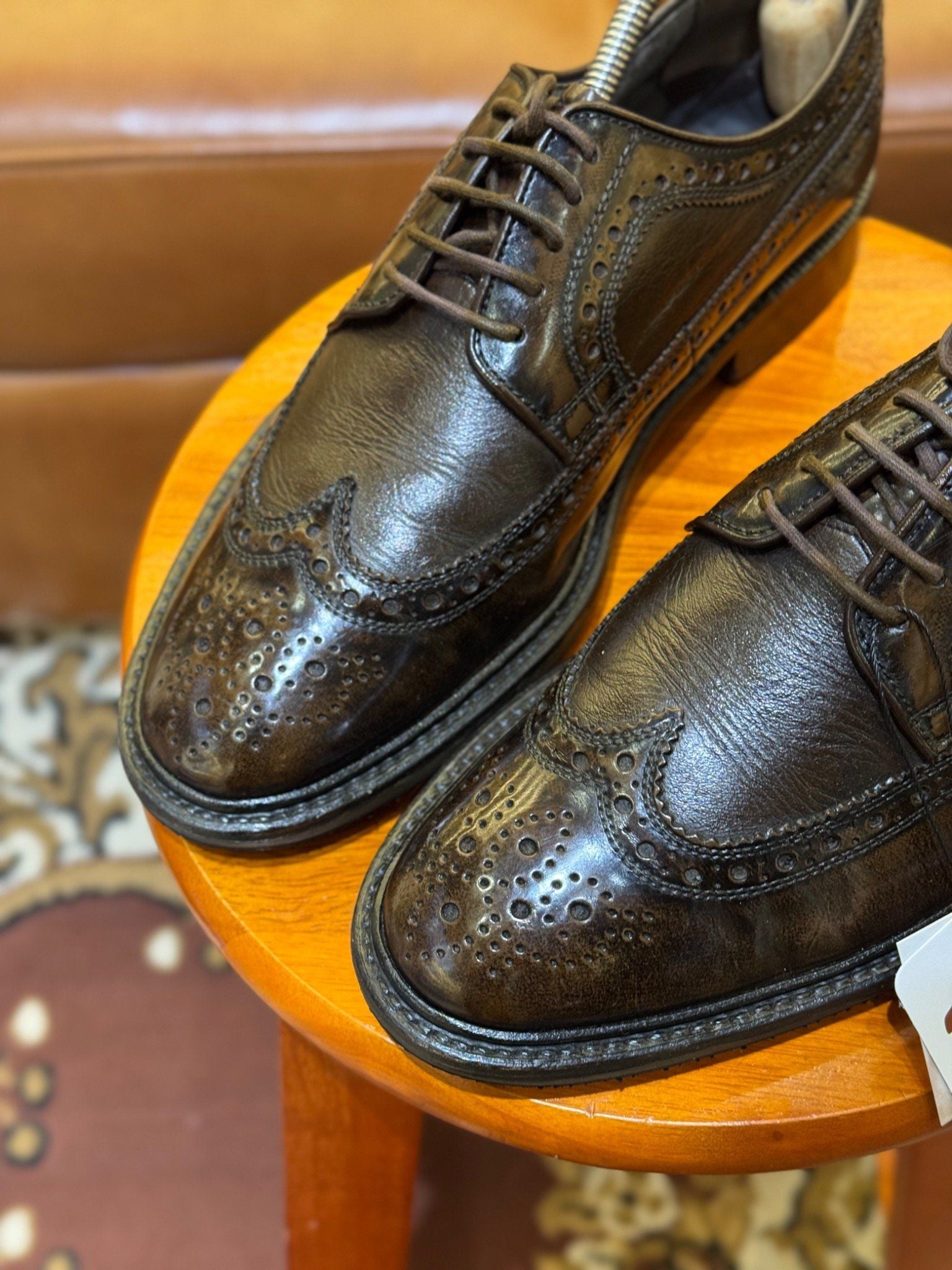 Tổng Hợp Wingtips Longwings Thương Hiệu Regal Nâu THLWRGN – tonashoe