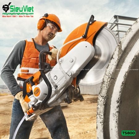 Máy cắt bê tông Stihl TS800, Động cơ xăng - Chính hãng, giá tốt - Máy ...