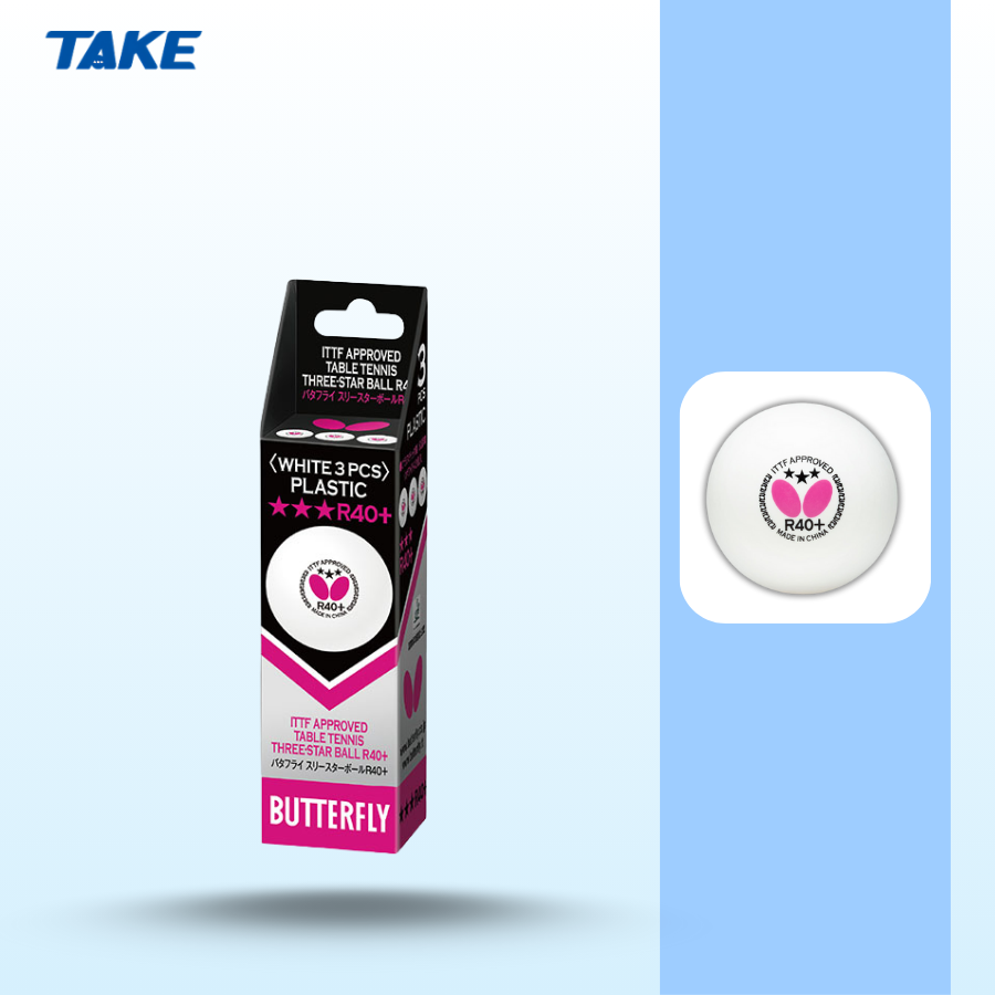 Bóng Butterfly 3 STAR R40+ (3 QUẢ) - CTY TAKE