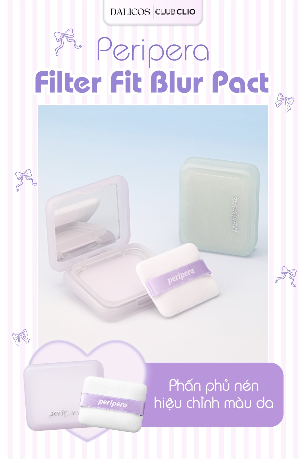 Phấn Phủ Nén Peripera Filter Fit Blur Pact – Dalicos