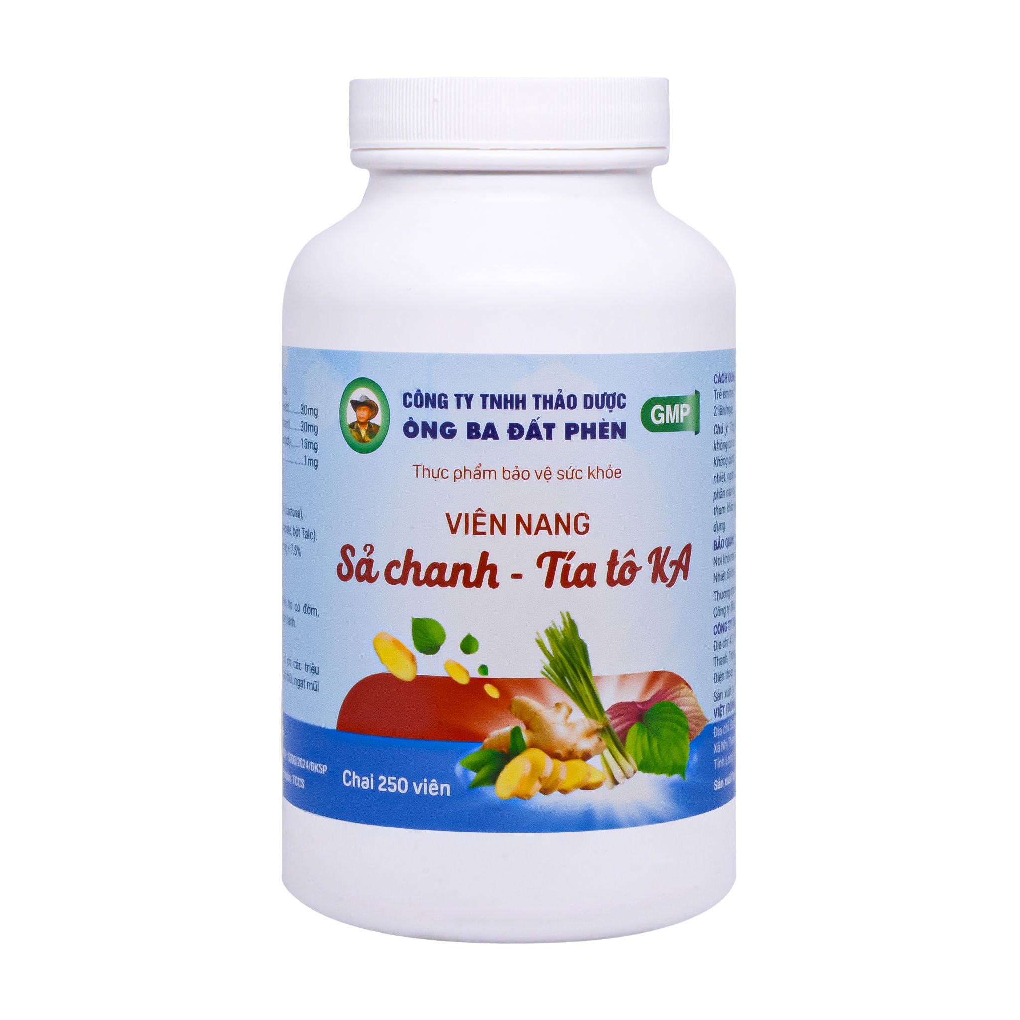 Viên uống Sả chanh - Tía tô KA – CÔNG TY TNHH THẢO DƯỢC ÔNG BA ĐẤT PHÈN