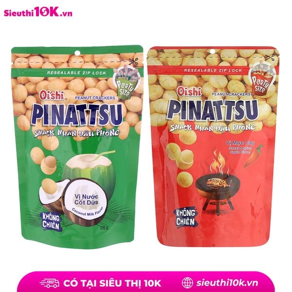Đậu phộng mực cay/cốt dừa Pinatsu 85g – sieuthi10k.vn